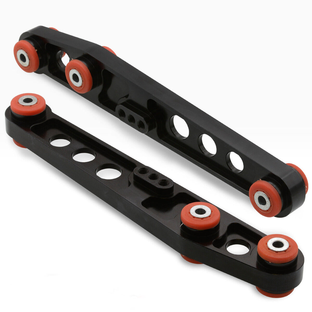 Black Jdm Lca Lower Control Arms Kit For 88-95 Civic Ef9 Eg6 / 90-01 I ...